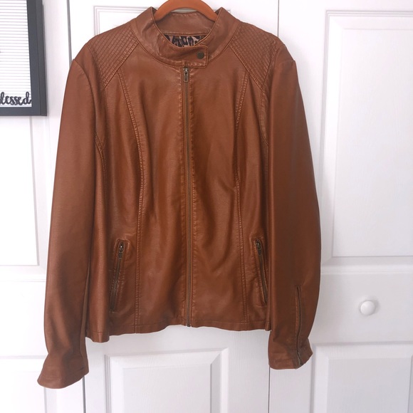 Black Rivet | Jackets & Coats | Black Rivet 2x Leather Jacket Look ...